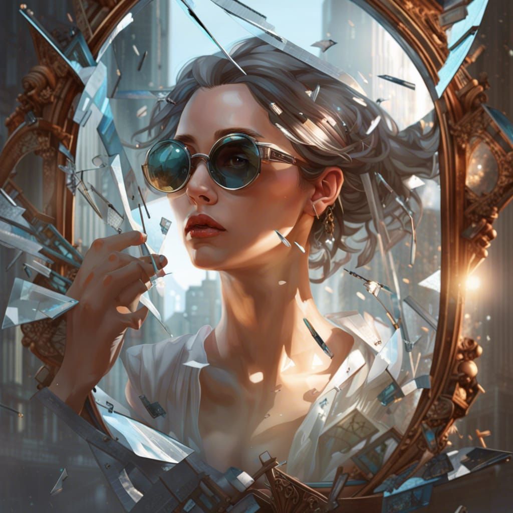 Superstition - Broken mirror - It's believed that breaking a mirror ...