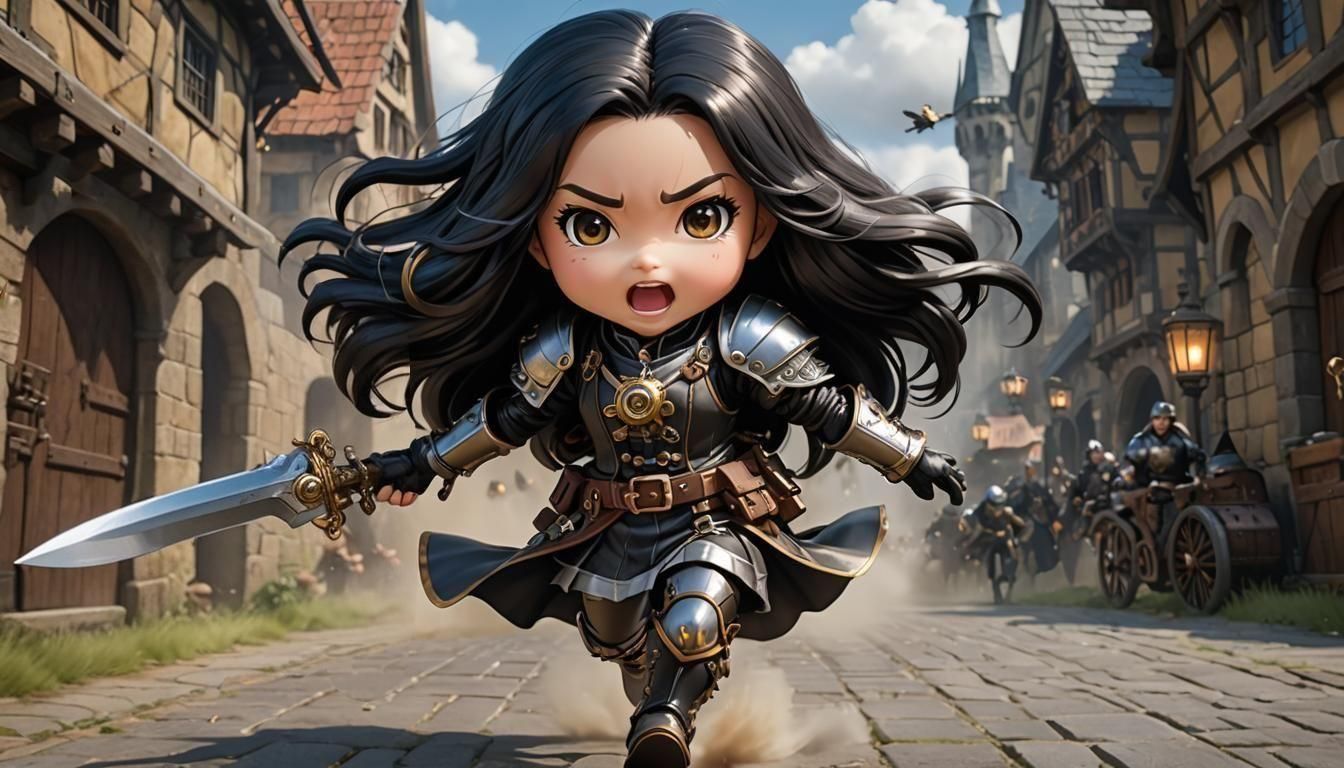 Medieval Chibi - AI Generated Artwork - NightCafe Creator