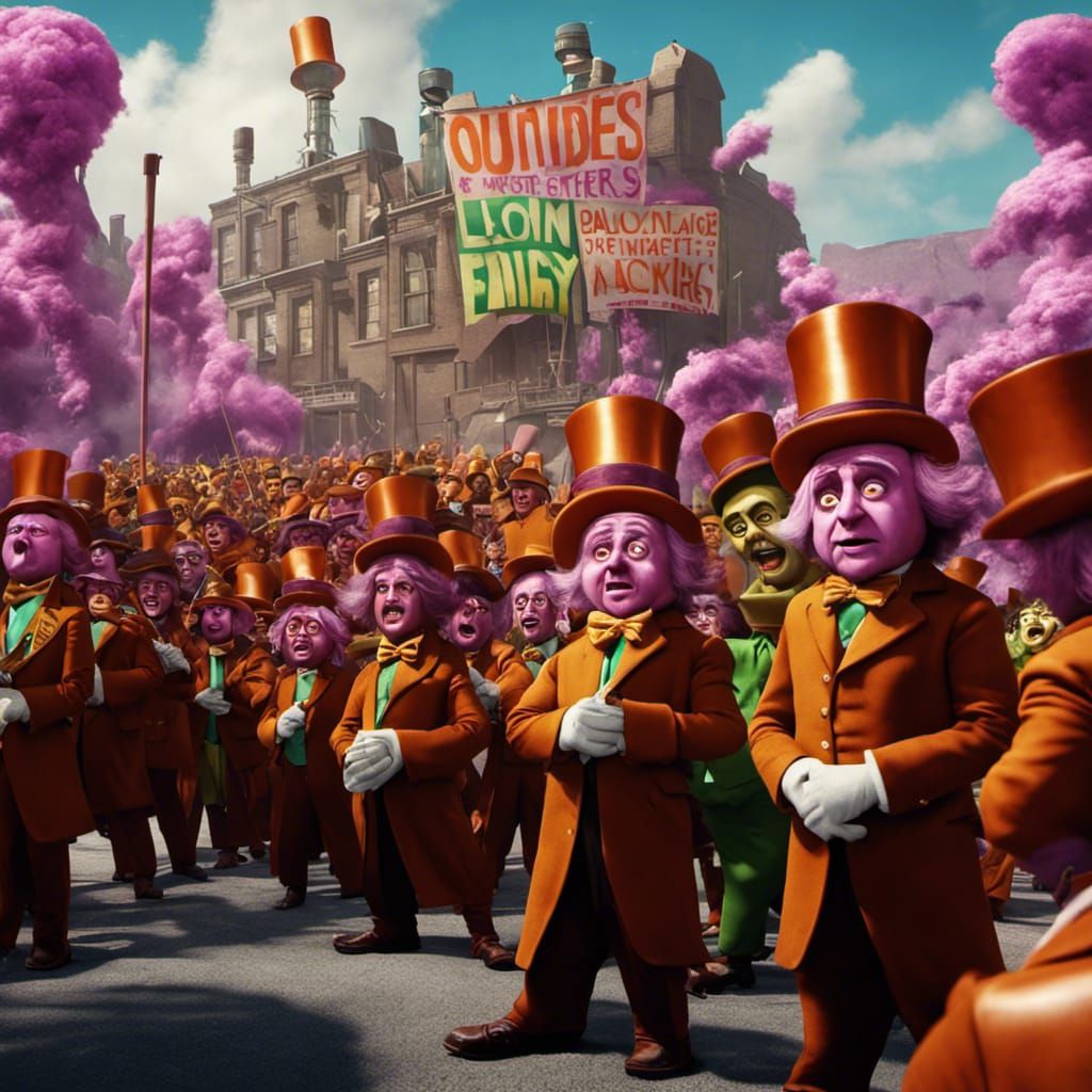 Oompa Loompas Welcome You - AI Generated Artwork - NightCafe Creator