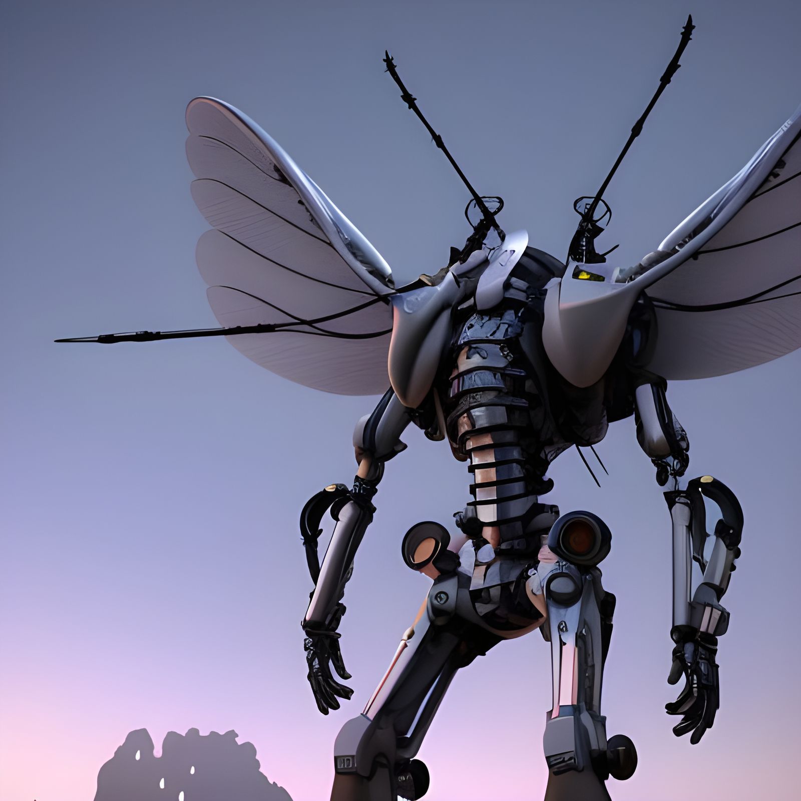 Damaged Beetlebot 4000 - AI Generated Artwork - NightCafe Creator