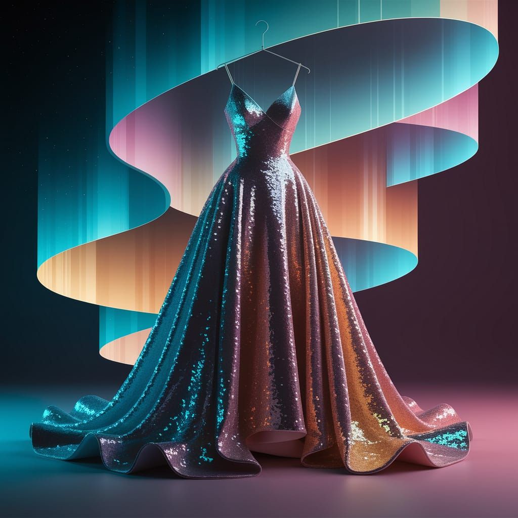 Sequins, masterpiece hypermodernism hyperrealism volumetric lighting 8K ...