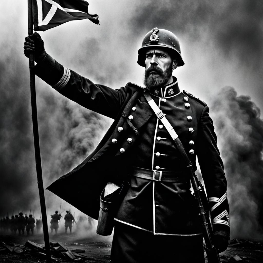 On the battlefield - AI Generated Artwork - NightCafe Creator