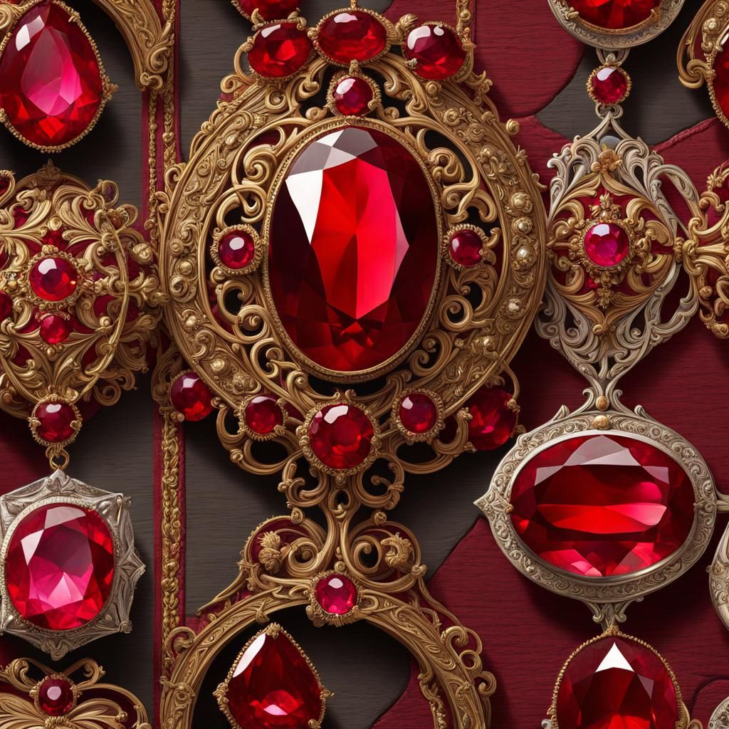 Rubies - AI Generated Artwork - NightCafe Creator