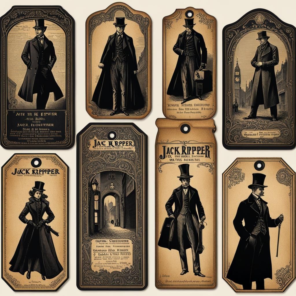 Jack the Ripper Tags - AI Generated Artwork - NightCafe Creator