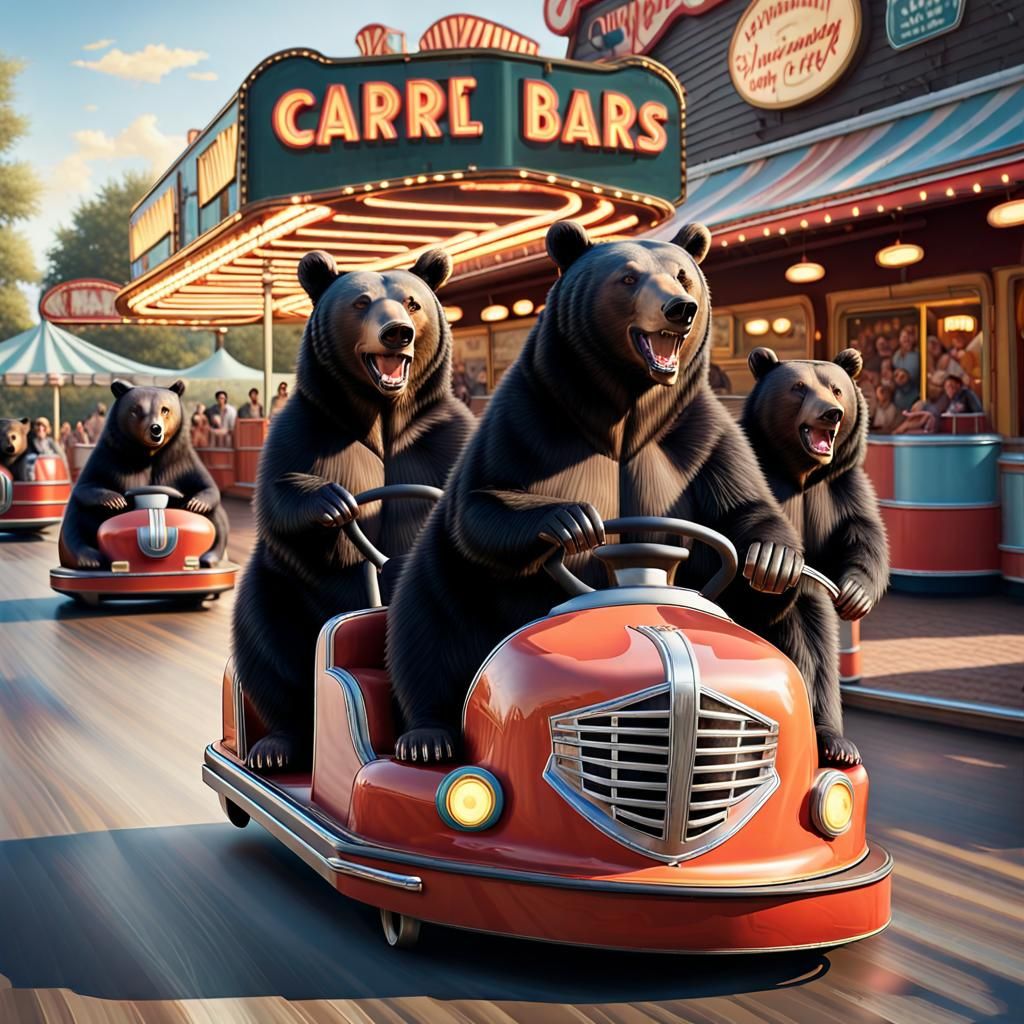 Grin and Bear It - AI Generated Artwork - NightCafe Creator