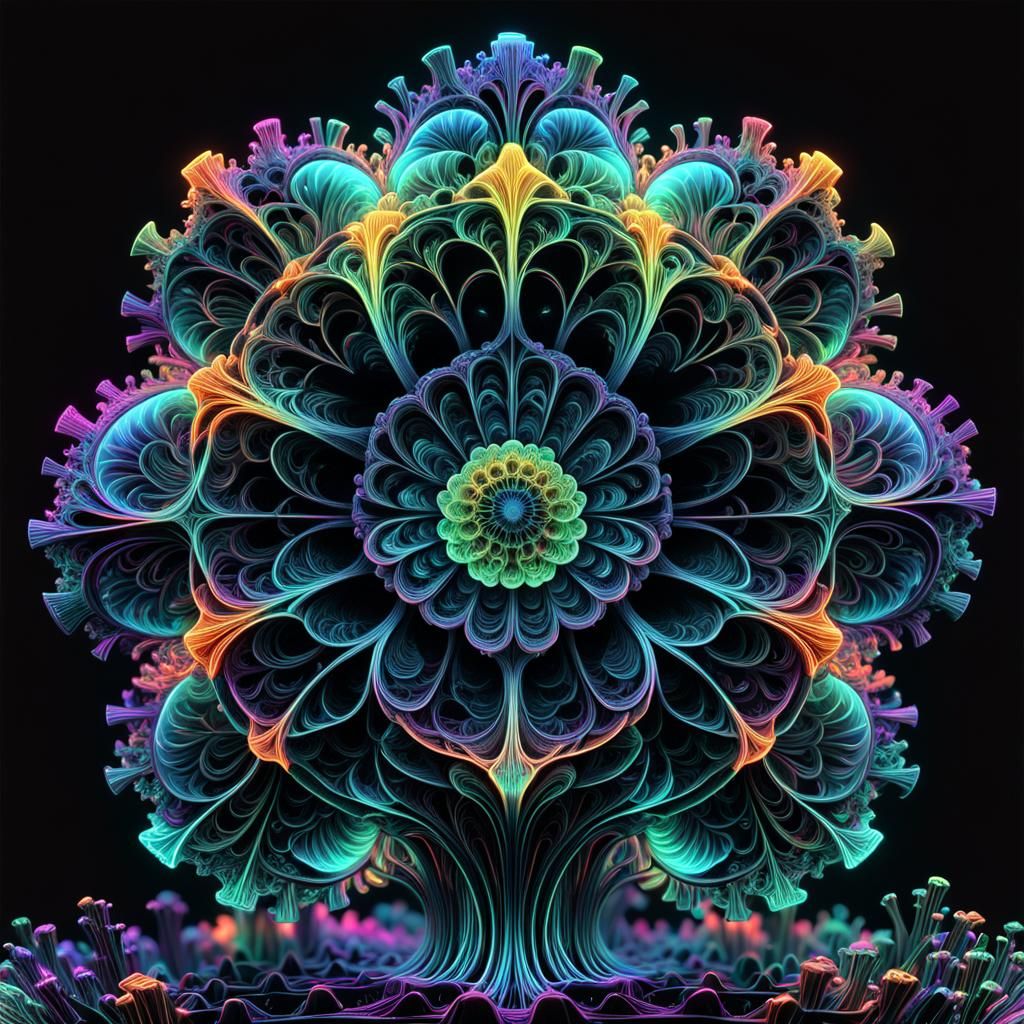 mandelbulb 2 - AI Generated Artwork - NightCafe Creator