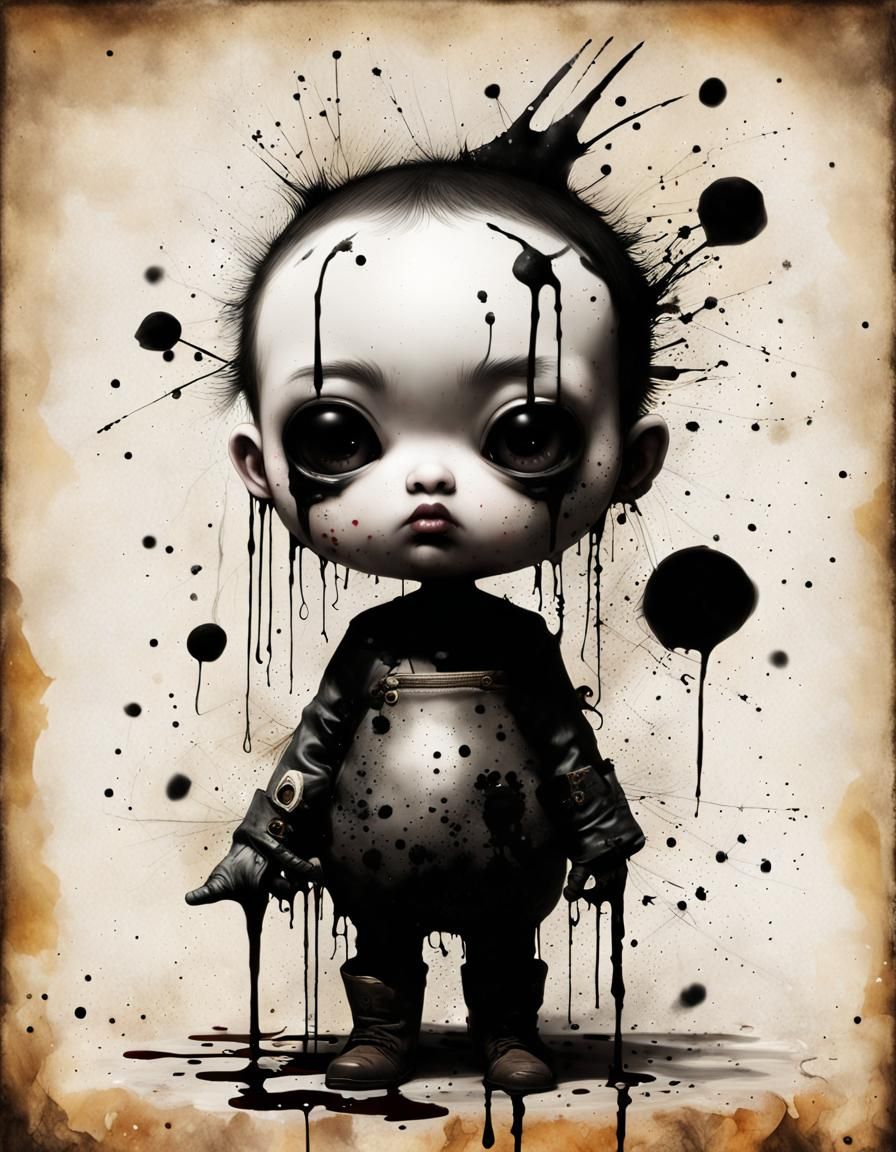 "Ink Splatter Oriental China": photograph by Stephen Gammell - Gabriel ...