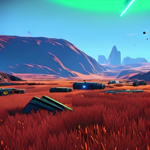 stunning environment, massive scale, landscape, raytracing, lumen ...