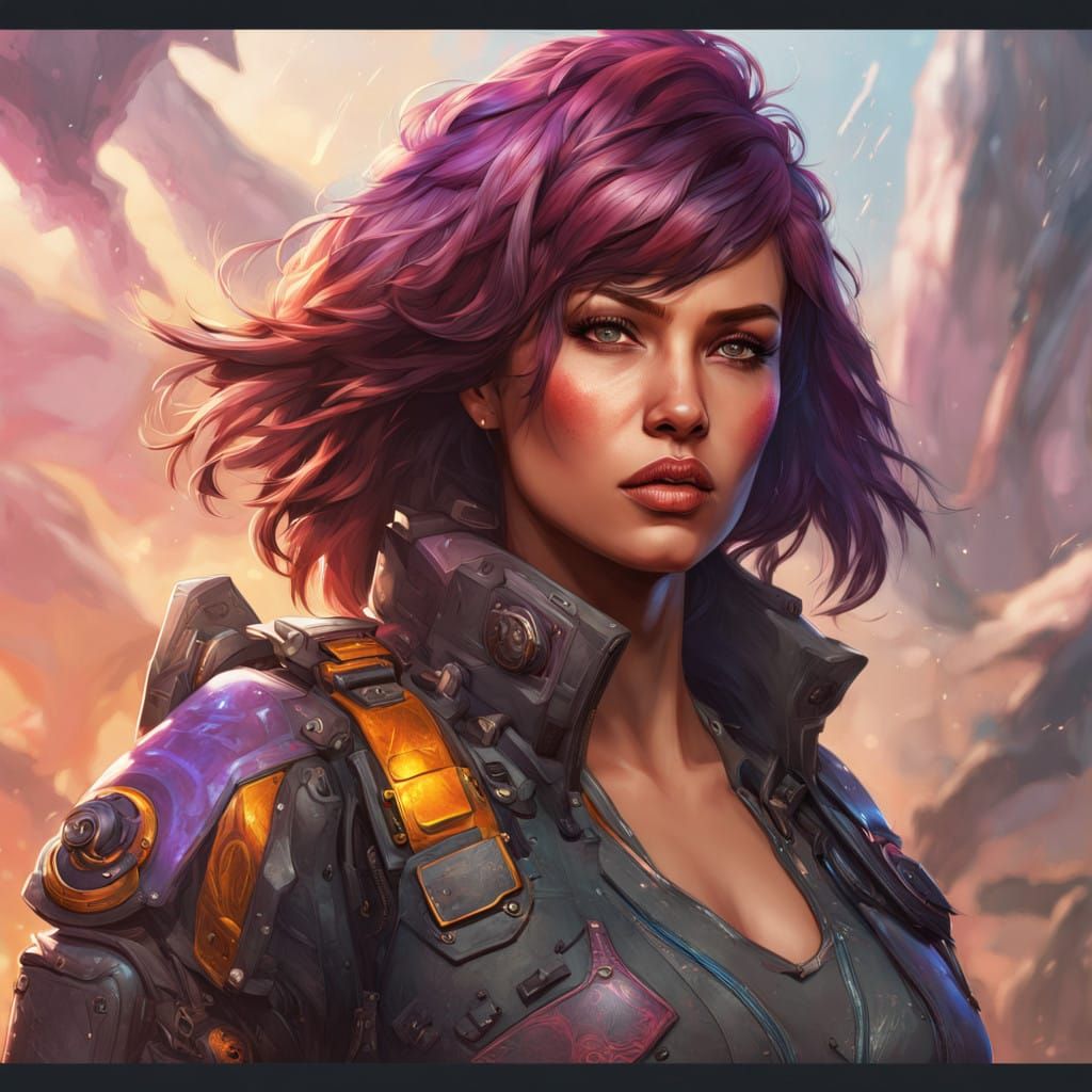 BEAUTIFUL BADASS, BATTLETECH PILOT - Elegant Battletech Pilo...