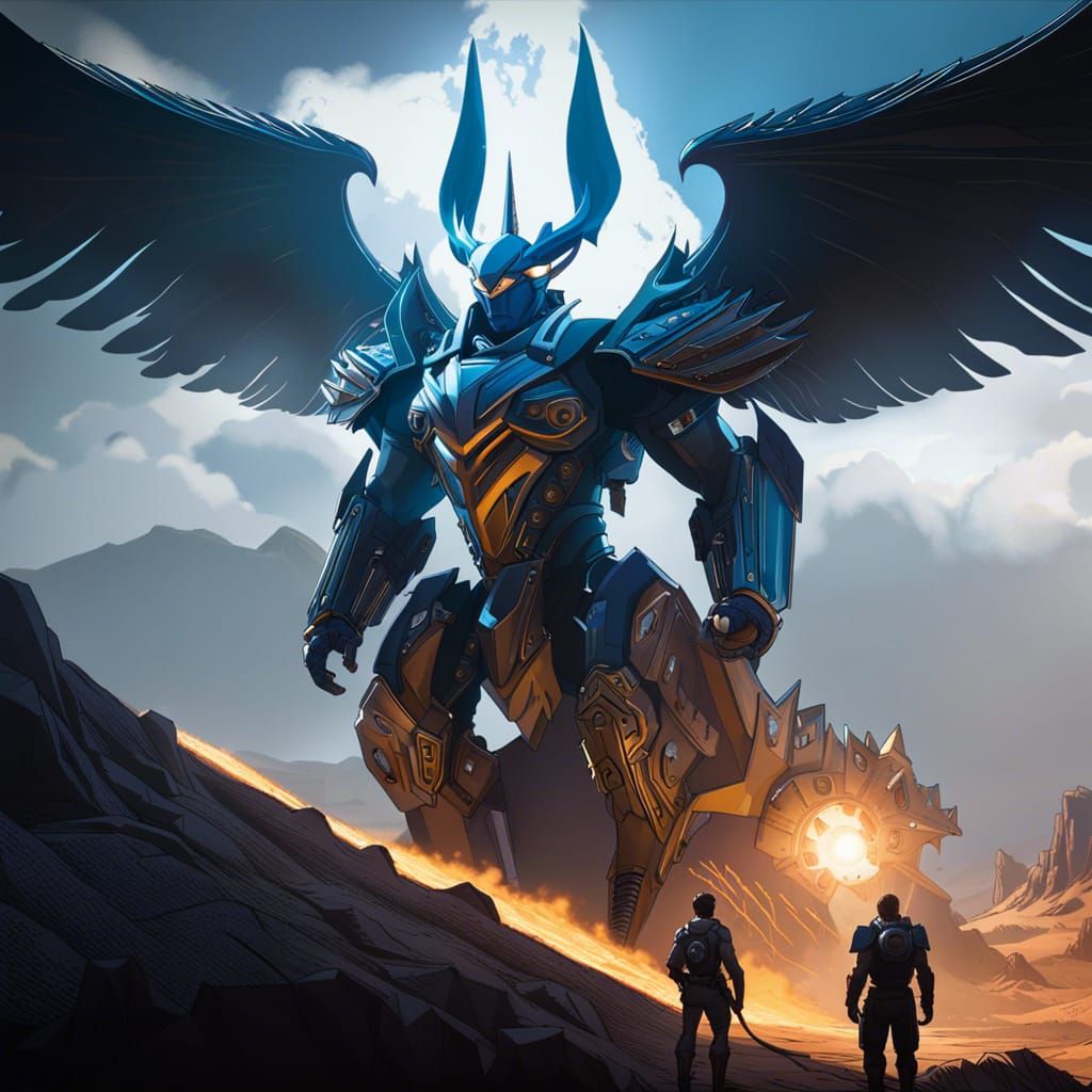 Hawk Mech - AI Generated Artwork - NightCafe Creator