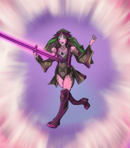 Demon Woman Rush - Devilish Female Warrior Emerges from Abys...