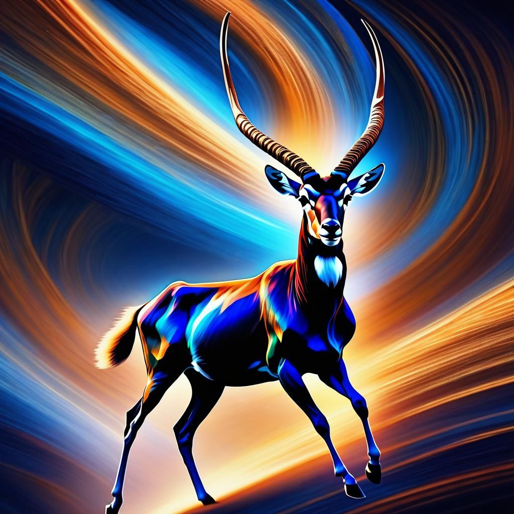 Spectrum Sprinter - AI Generated Artwork - NightCafe Creator