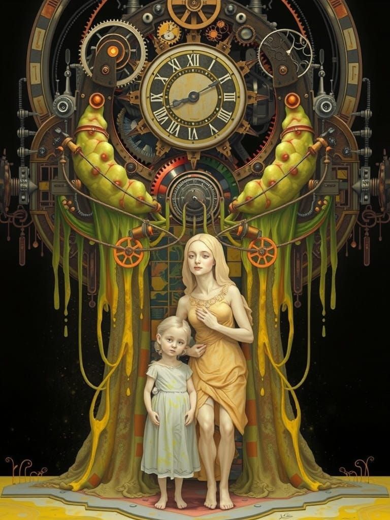 ALL AROUND THE CLOCK TOWER AGAIN - Futuristic Cyberpunk Cloc...