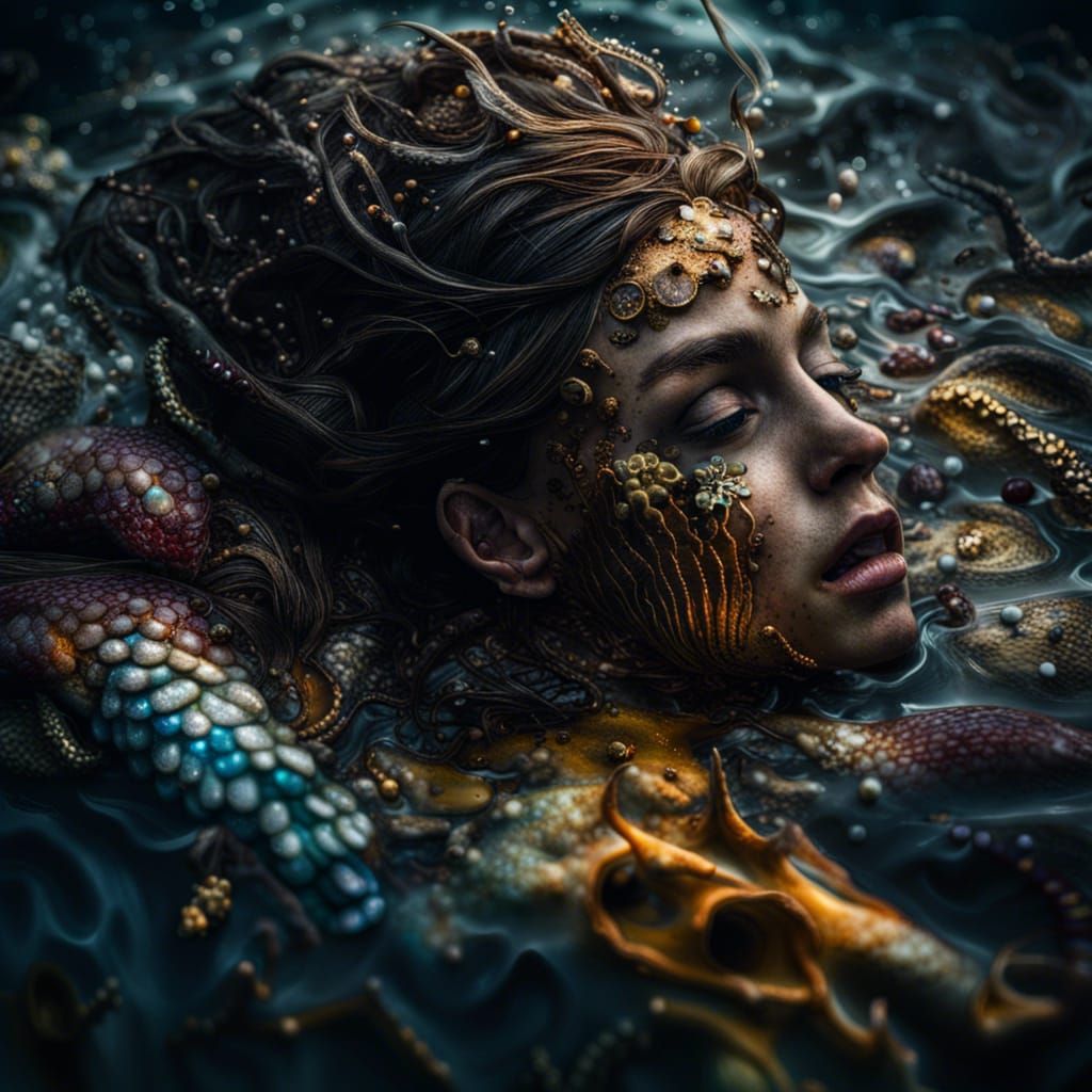 Oil Spill Victim - AI Generated Artwork - NightCafe Creator