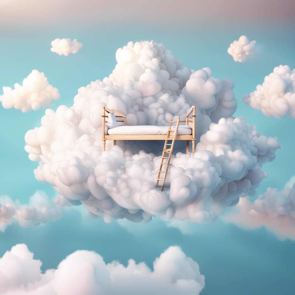 Little Fluffy Clouds - AI Generated Artwork - NightCafe Creator