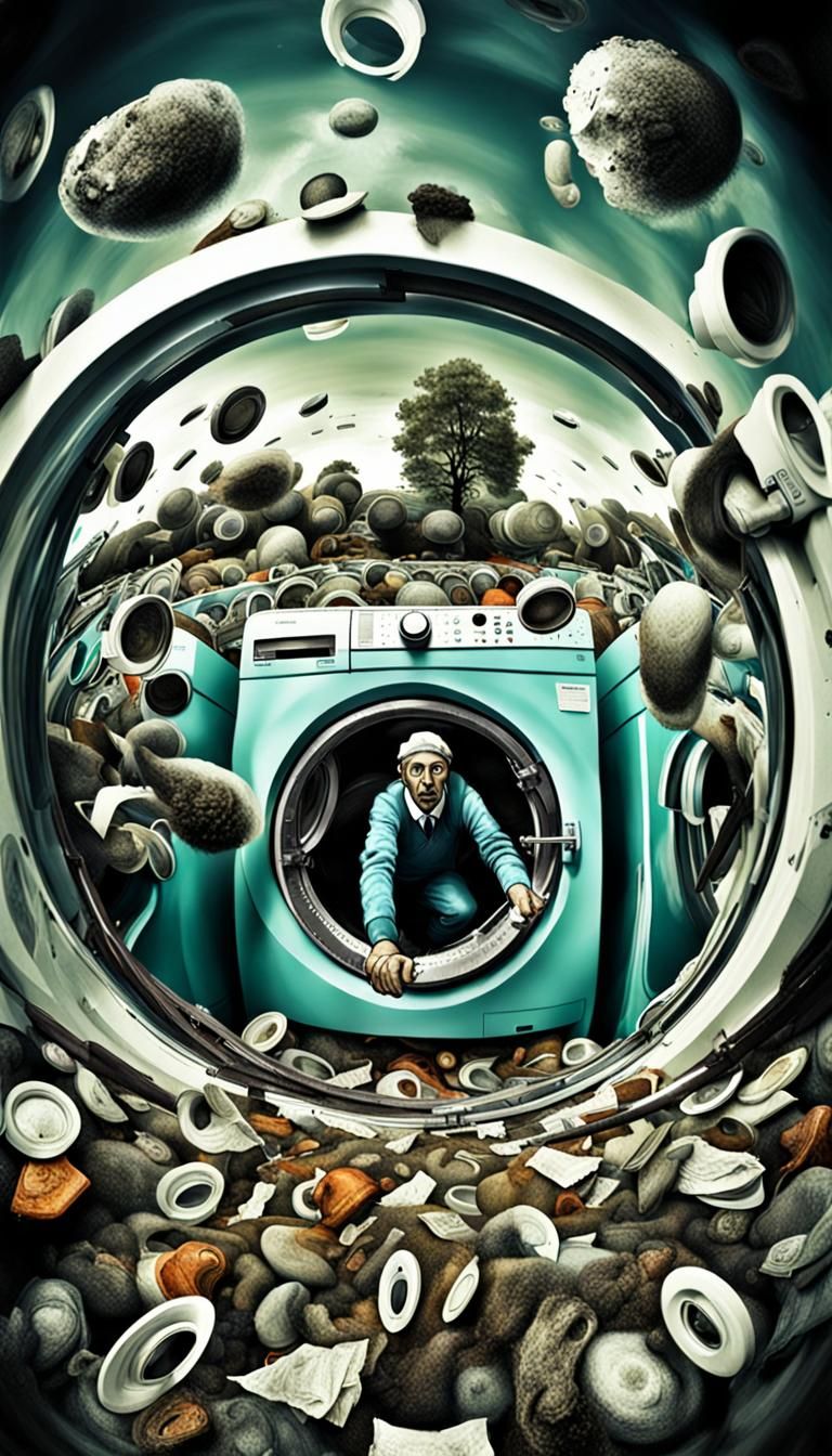 Life in a Never-Ending Dirty Washing(ton) Machine - AI Generated ...