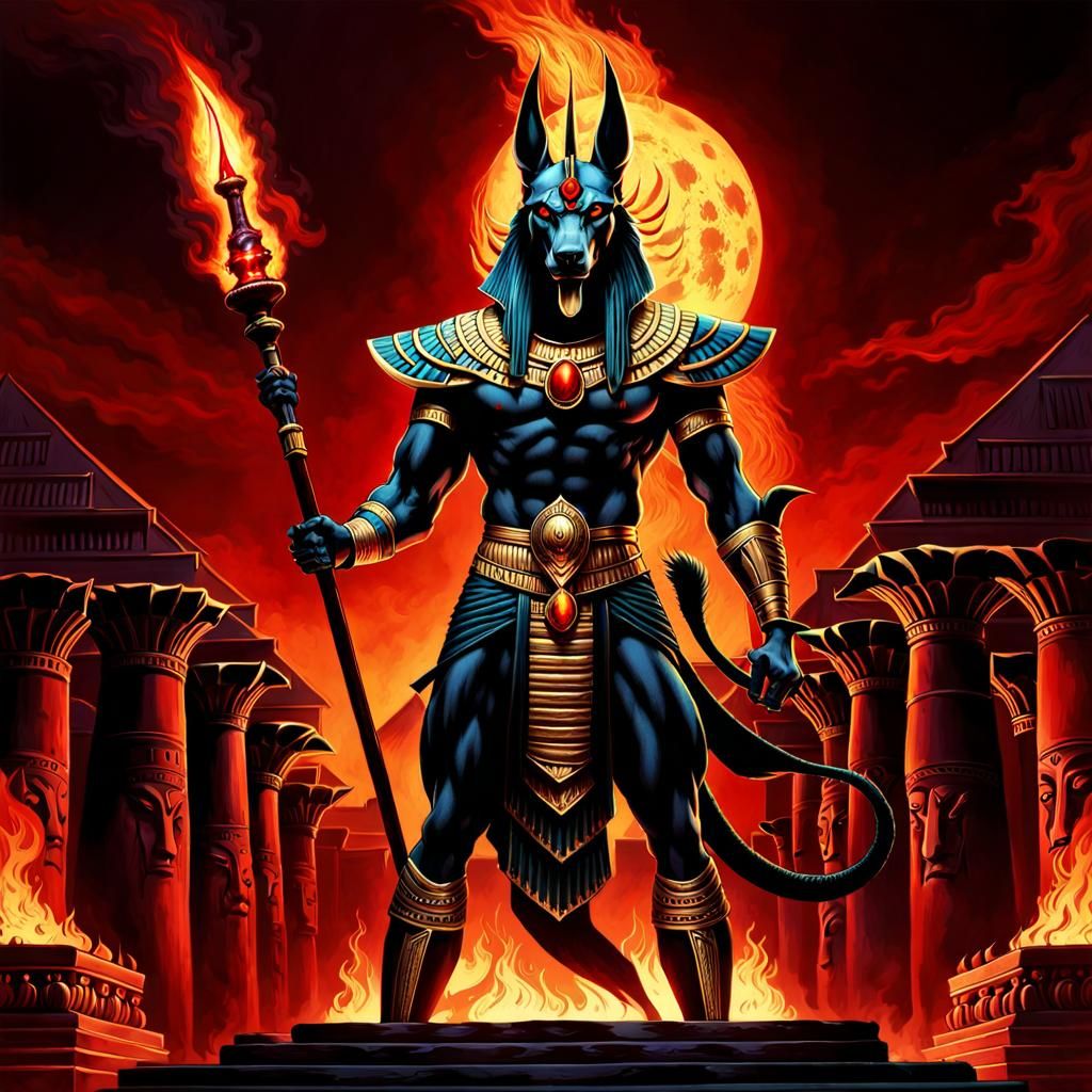 Anubis - AI Generated Artwork - NightCafe Creator