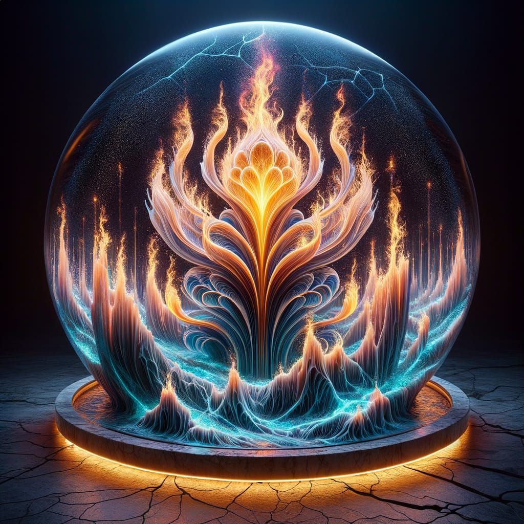 Fuego Fresh Trompe l'oiel - AI Generated Artwork - NightCafe Creator