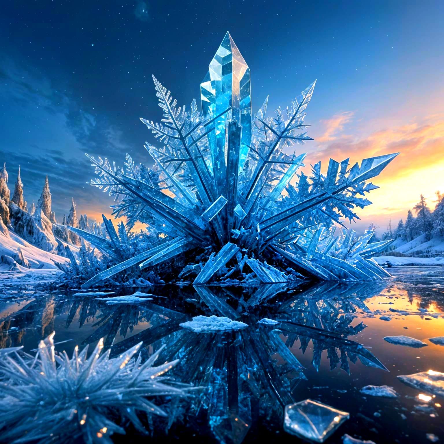 fractals in nature - Magical Winter Kingdom of Fractalized S...