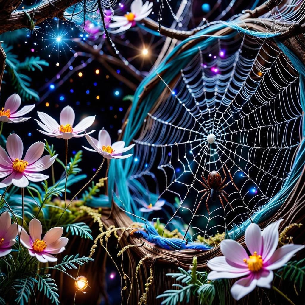 Dreamy Spiders Hollow - AI Generated Artwork - NightCafe Creator
