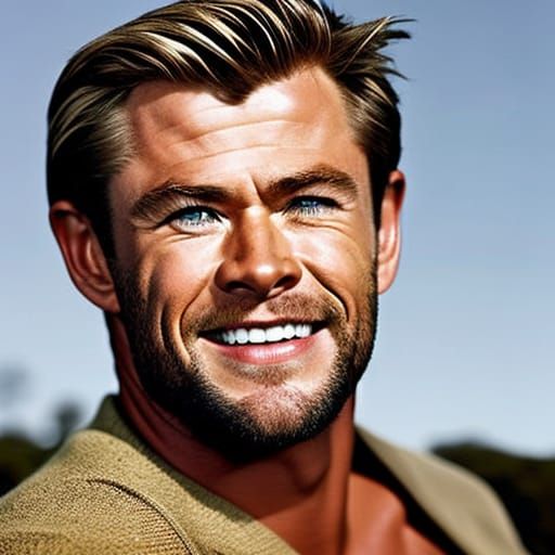Almost Chris Hemsworth - AI Generated Artwork - NightCafe Creator