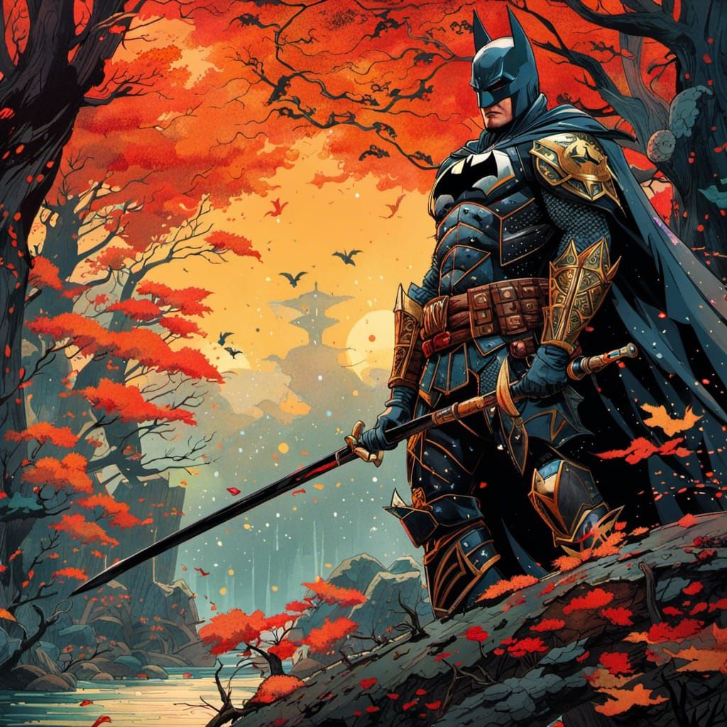 Batman Samurai - AI Generated Artwork - NightCafe Creator