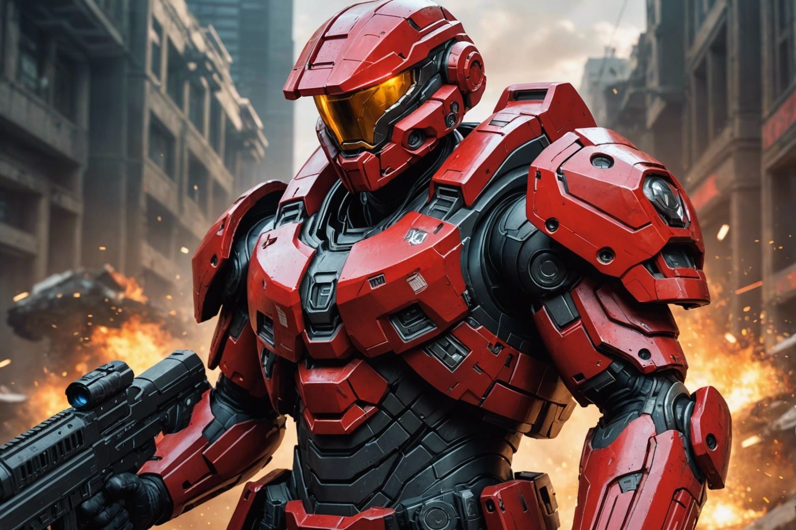 red spartan - AI Generated Artwork - NightCafe Creator