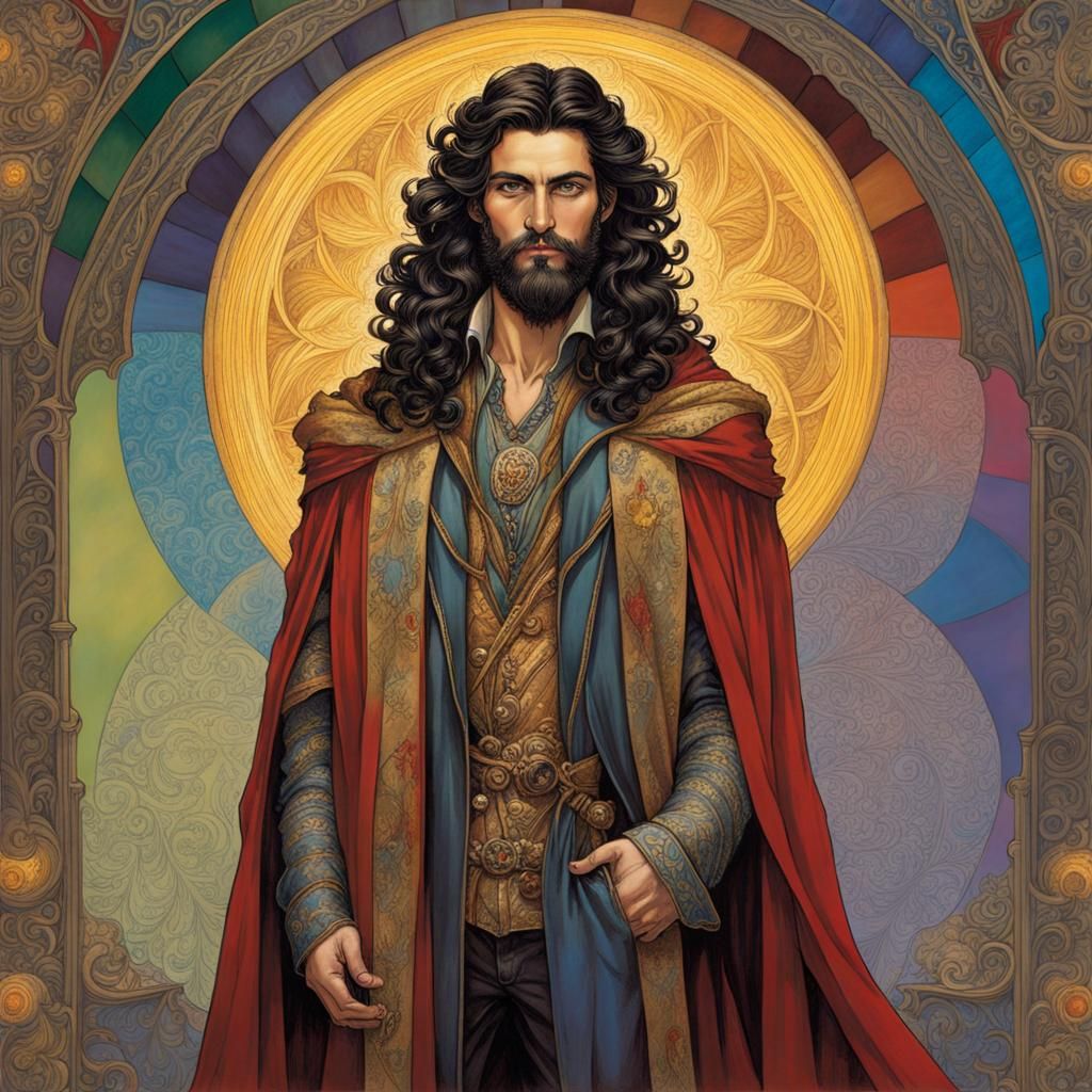 Rainbow Wizard II - AI Generated Artwork - NightCafe Creator