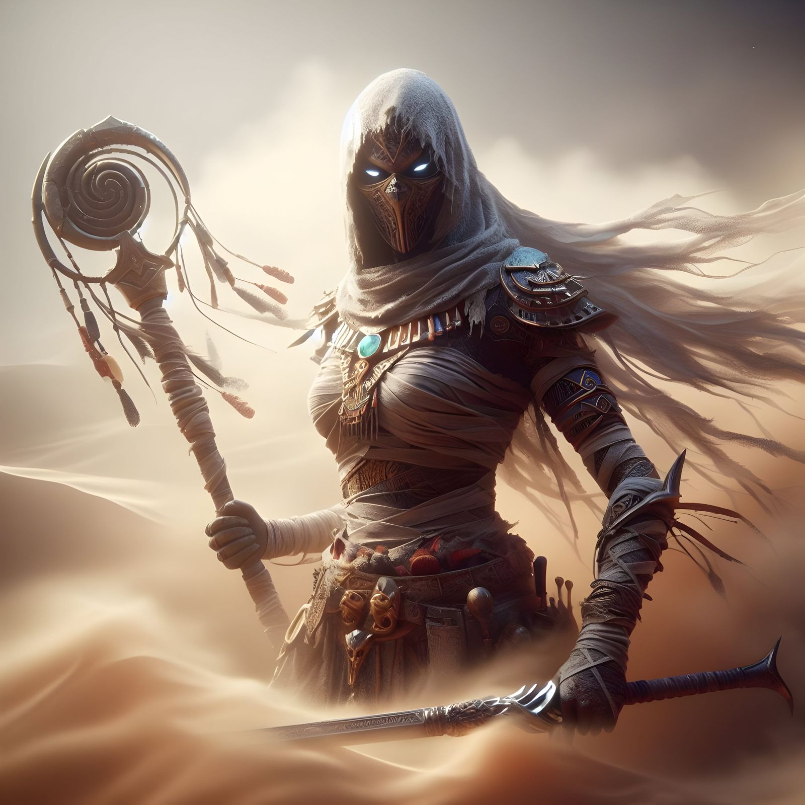 The Undead Fighter. - AI Generated Artwork - NightCafe Creator