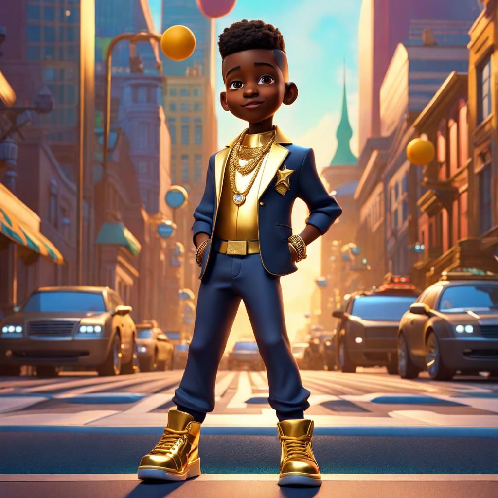 I call him Lil Bling! - AI Generated Artwork - NightCafe Creator