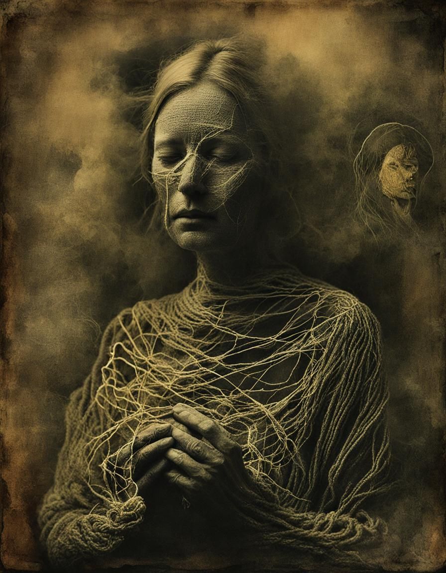 double exposure ailment codex by fibre artist "Helga Szentpétery" by ...