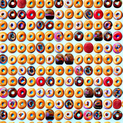 The Donut Collage - AI Generated Artwork - NightCafe Creator