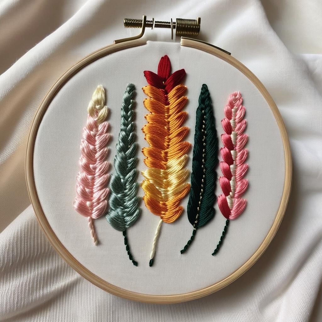 aesthetic Embroidery - AI Generated Artwork - NightCafe Creator