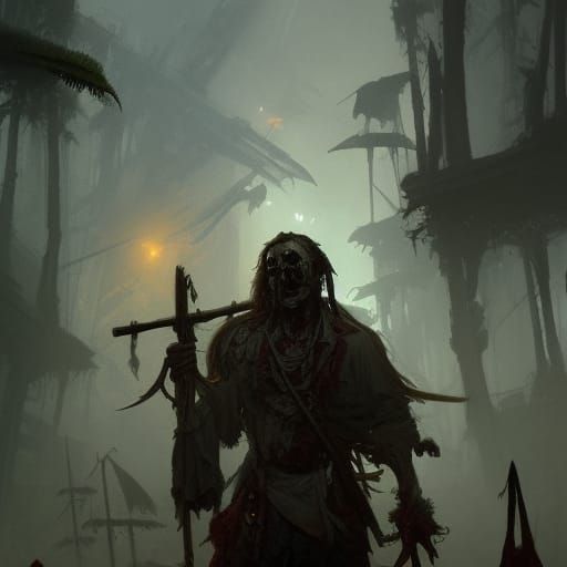 Zombie - AI Generated Artwork - NightCafe Creator