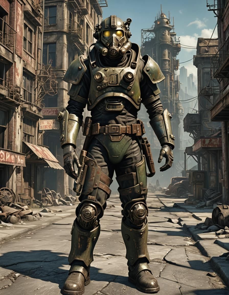 The Lone Wanderer from Fallout 3 - AI Generated Artwork - NightCafe Creator
