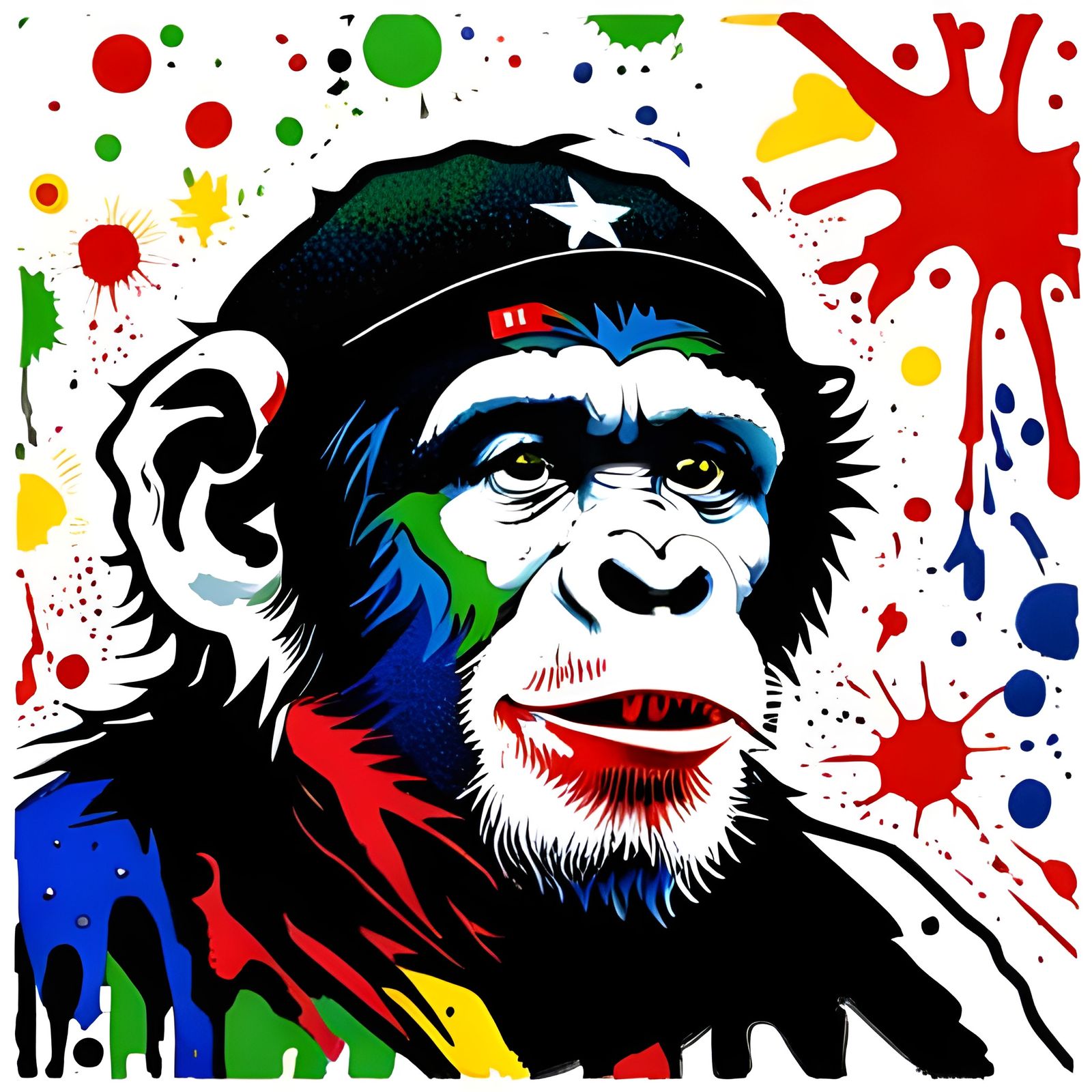 "Che"panzee - AI Generated Artwork - NightCafe Creator