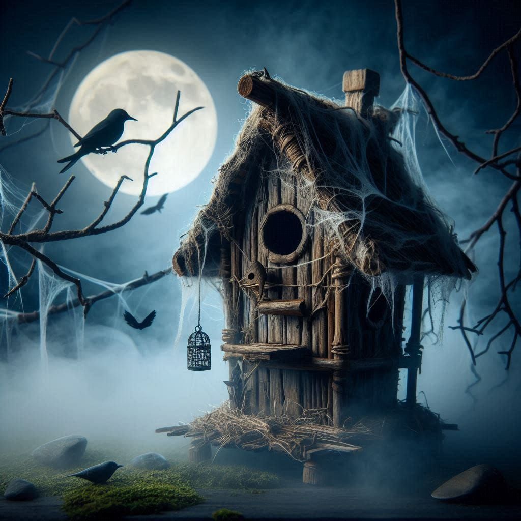 Haunted (Bird) House - AI Generated Artwork - NightCafe Creator