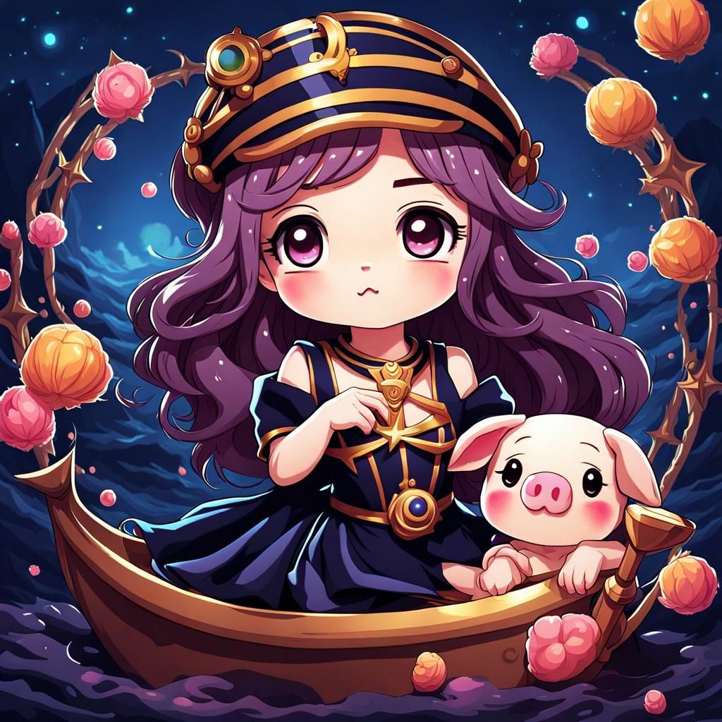 Circe turning sailors into swine - AI Generated Artwork - NightCafe Creator