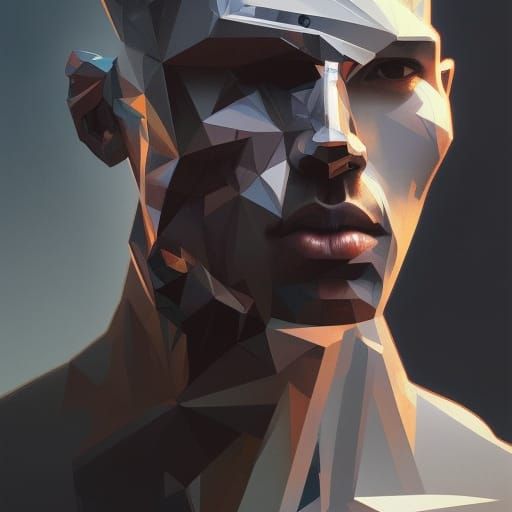 cubist man - AI Generated Artwork - NightCafe Creator
