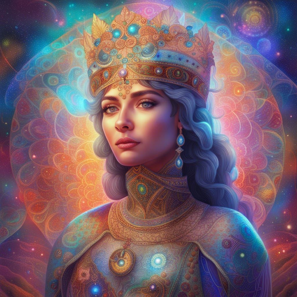 Princess cosmos - AI Generated Artwork - NightCafe Creator