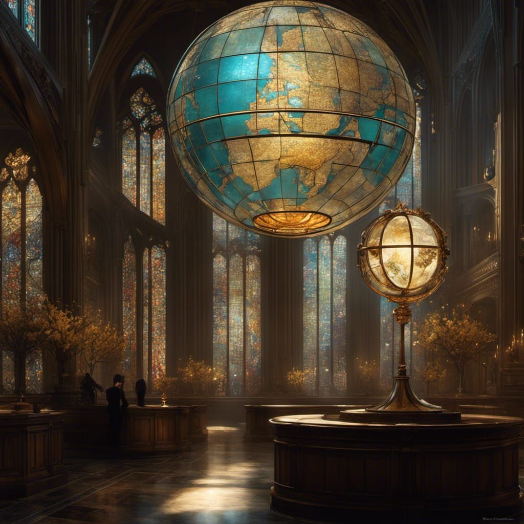 The Library - AI Generated Artwork - NightCafe Creator