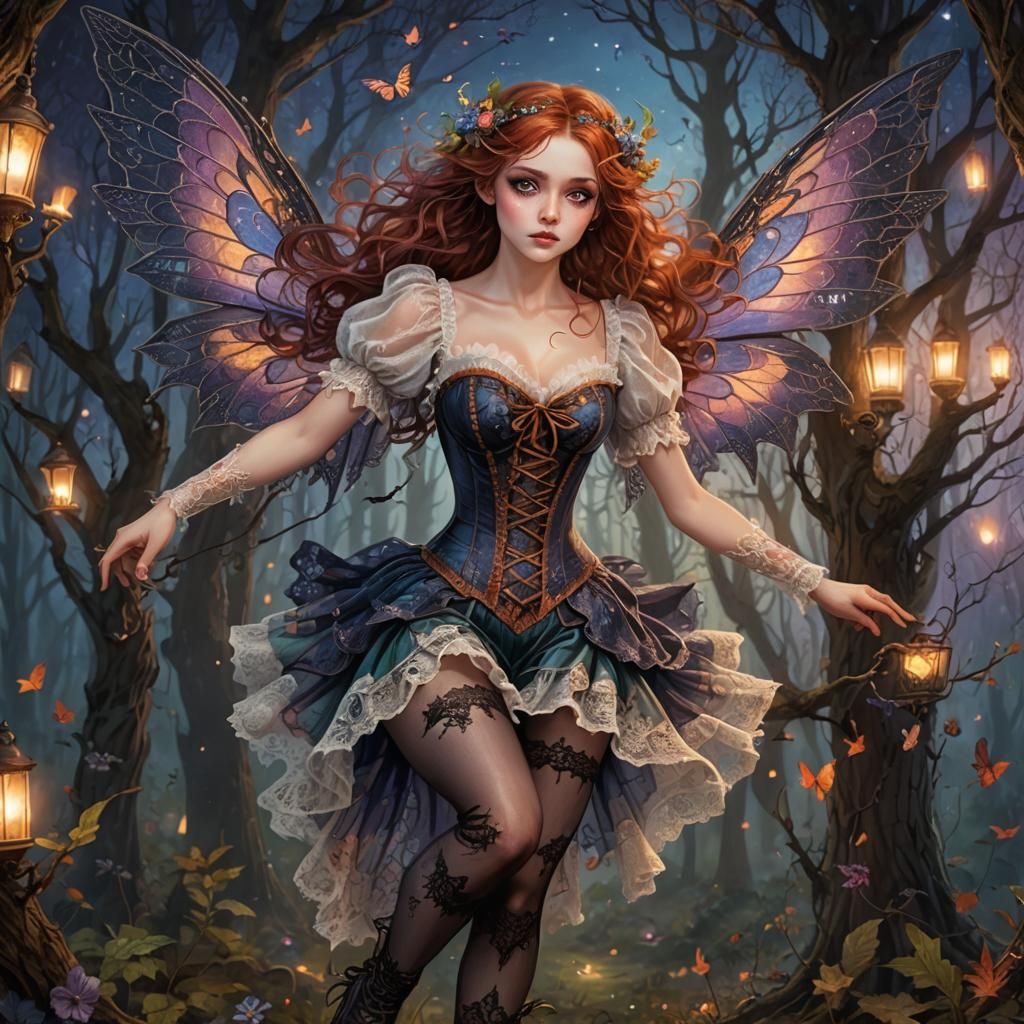 Pixie travel night - AI Generated Artwork - NightCafe Creator