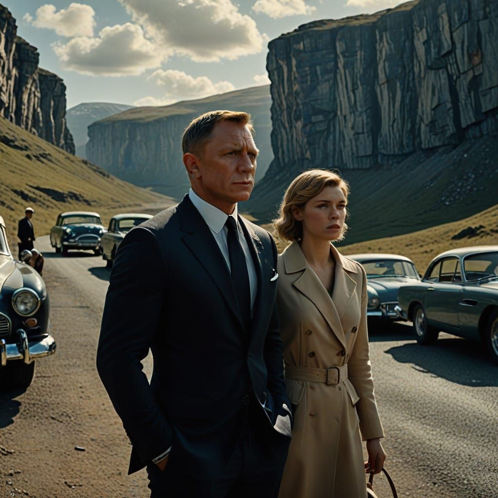 Cinematic Bond Moment: High-Stakes Tension in a Fi... - AI Art