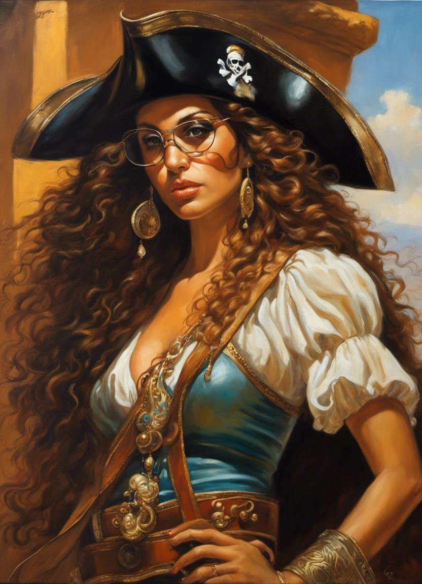 Pirate Queen - AI Generated Artwork - NightCafe Creator