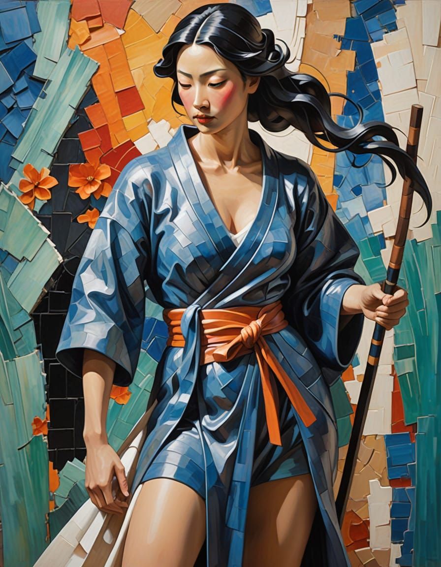 a japanese samurai woman - Surreal Japanese Samurai Goddess ...