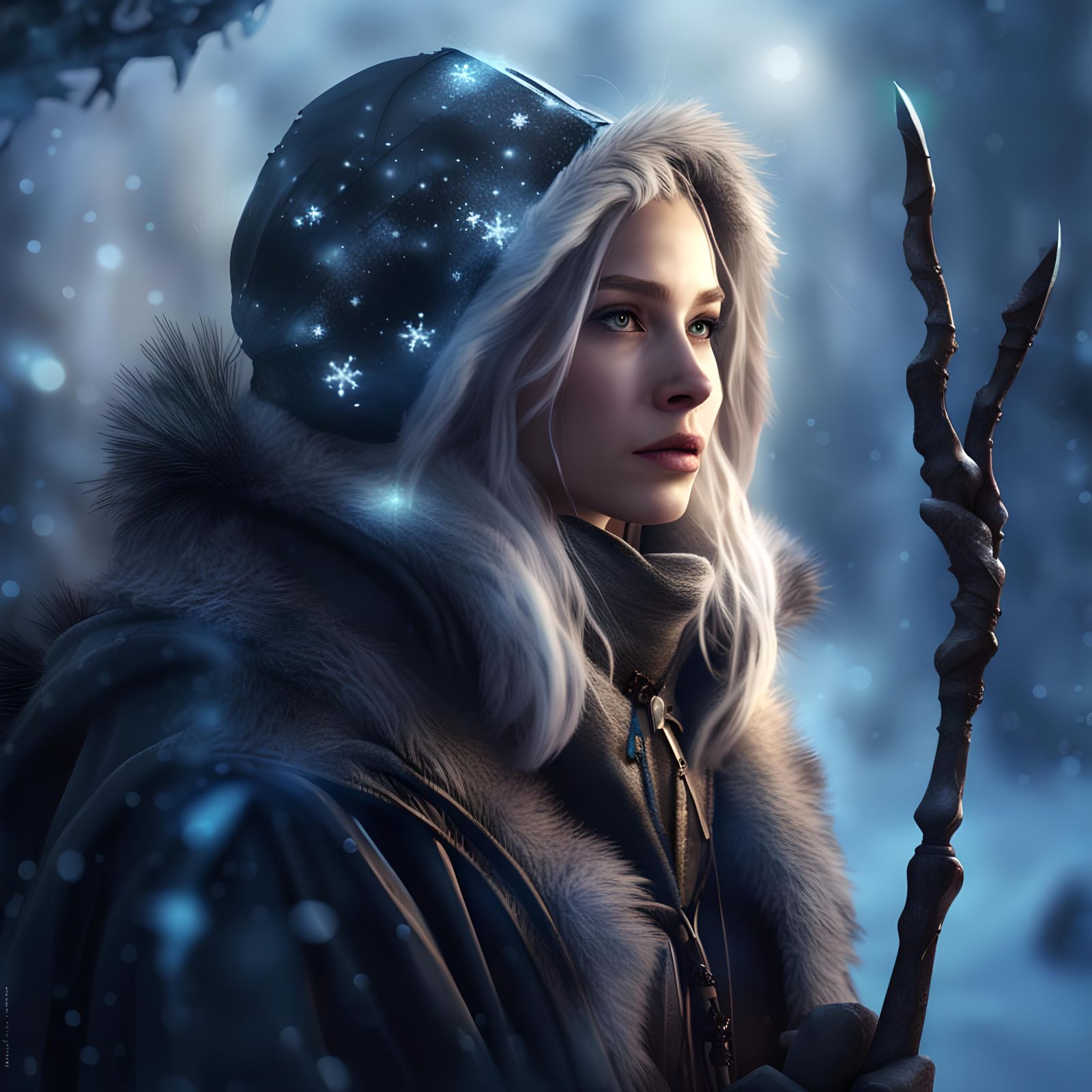 snow mage drifting snow