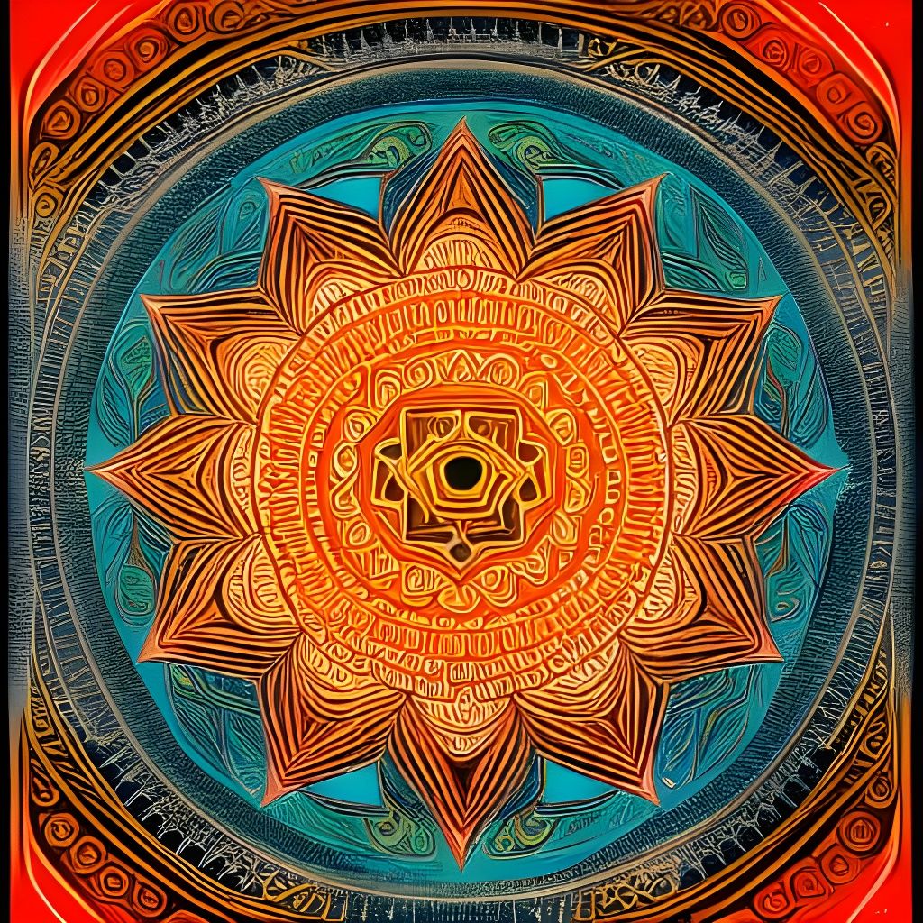 Mandala (2) - AI Generated Artwork - NightCafe Creator