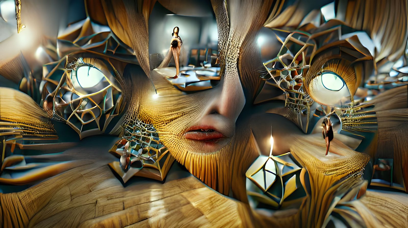 “Mandala Distortion of Time and Space III” (SAS-13) - AI Generated ...