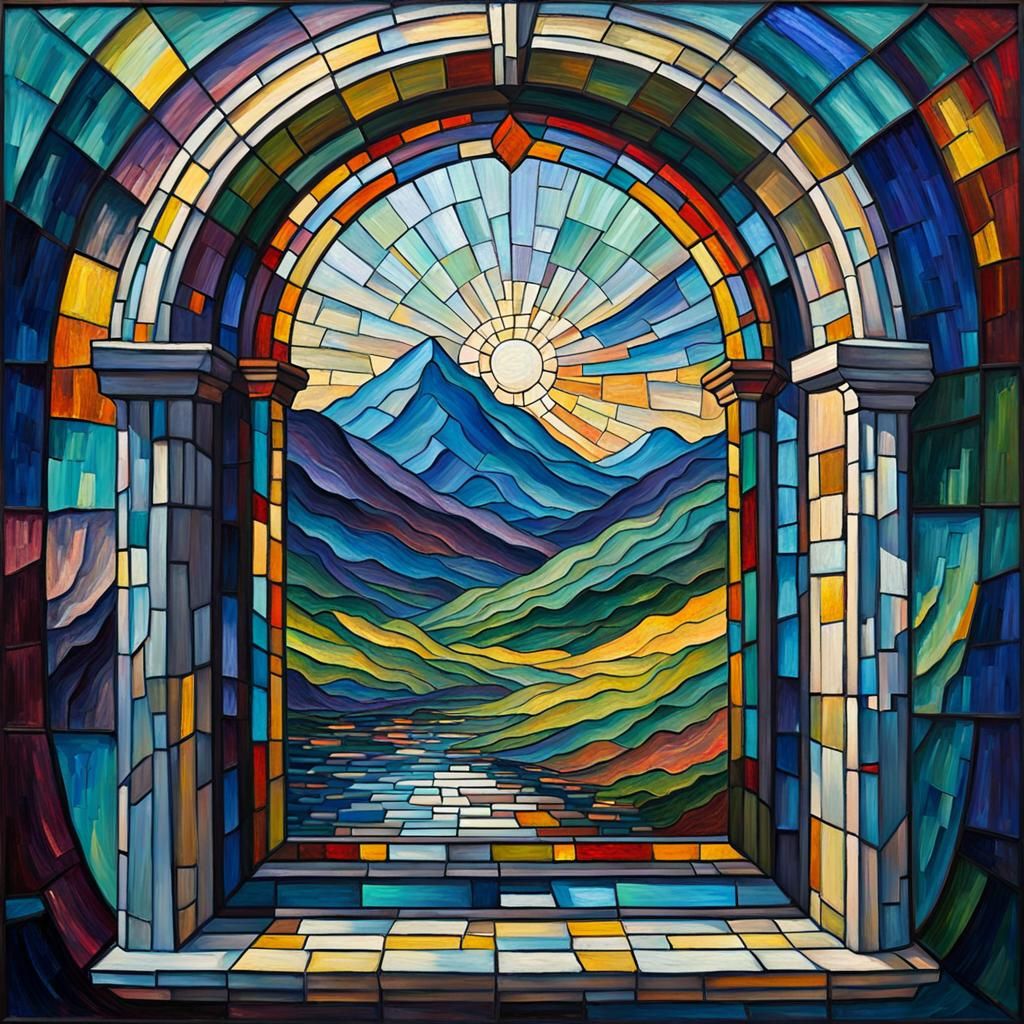 Distorted Unbalanced Reality As Seen Through the Stained Glass Window ...