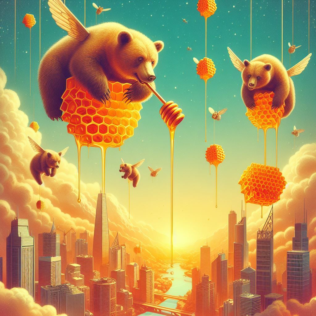 Flying Bears - AI Generated Artwork - NightCafe Creator